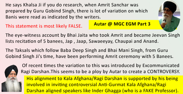 AUTAR SINGH’S PRESENTATION AT MGC EGM … PART 3: SRM, NUMBERING … MORE ...